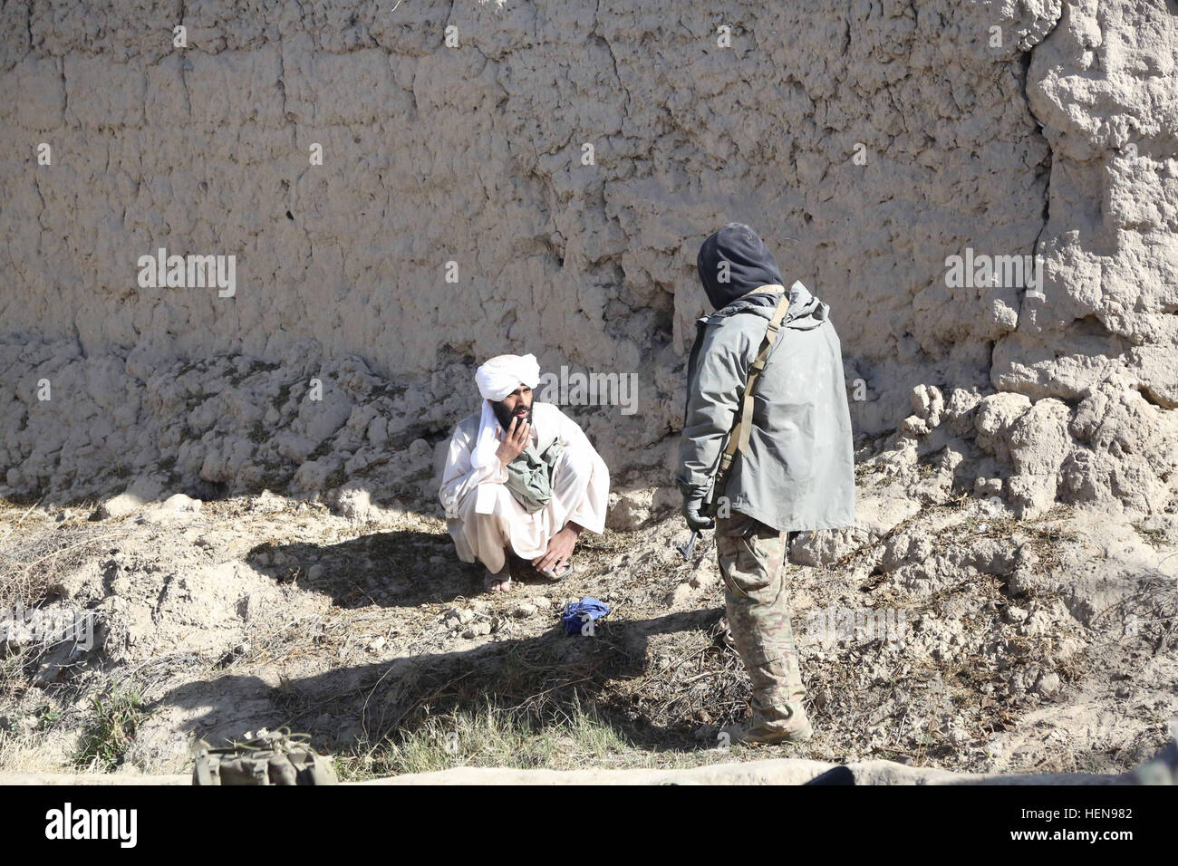Afghan National Army 3rd Special Operations Kandak conducts clearance ...