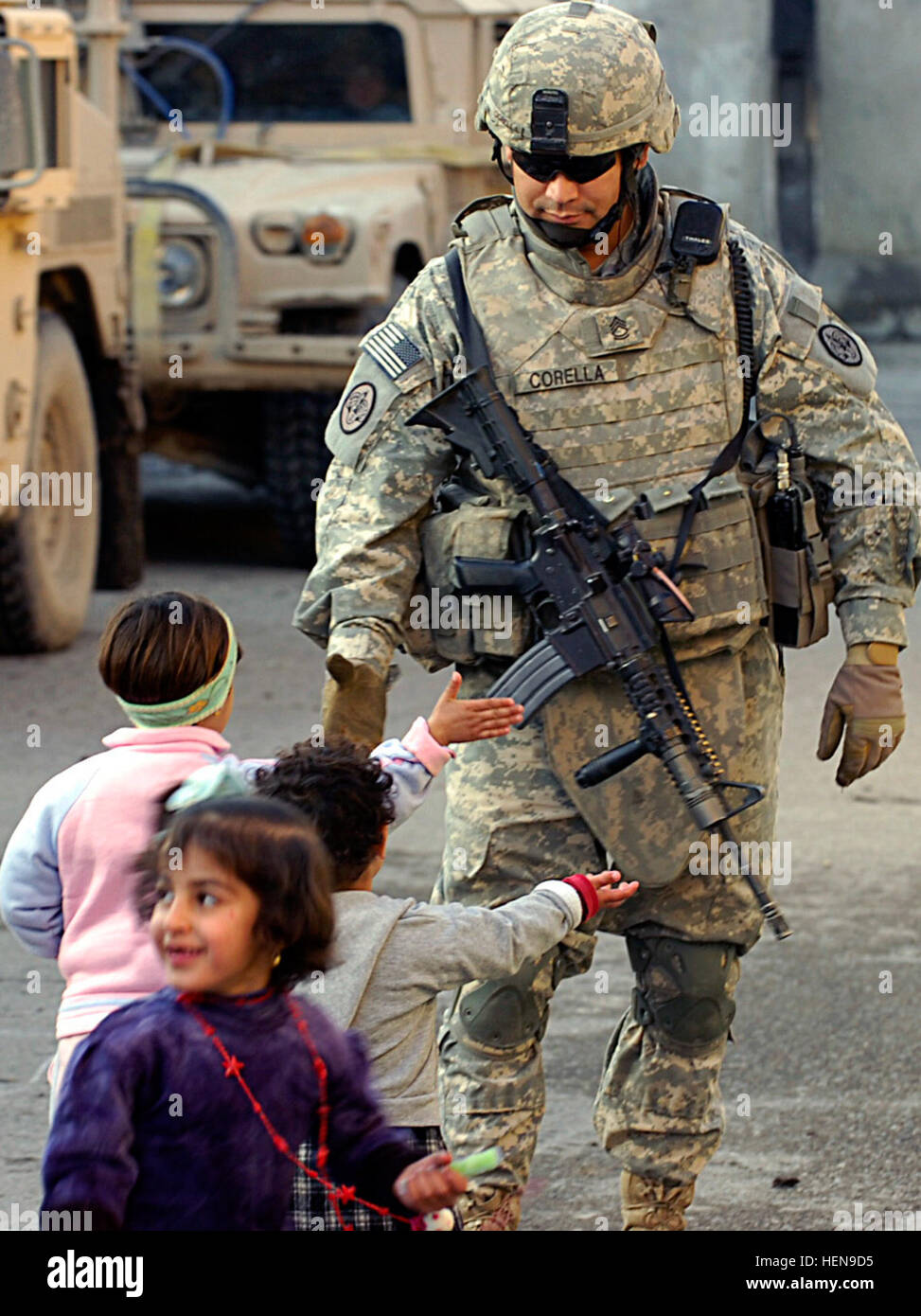 Sgt. 1st Class Ron Corella, Mortar Platoon sergeant, Killer Troop, 3rd ...