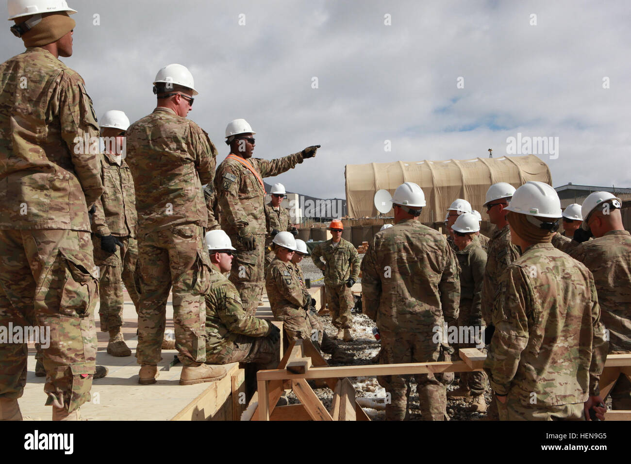 U.S. Army Sgt. Fredrick Frink, safety non commissioned officer with the ...