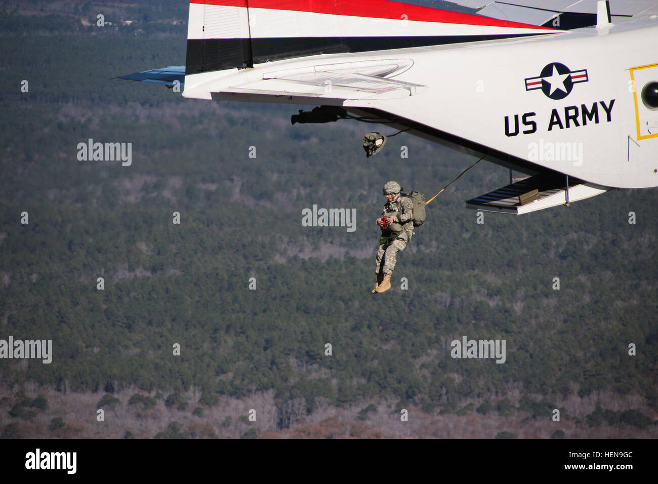 Paratrooper jumps from german c 160 hi-res stock photography and images ...