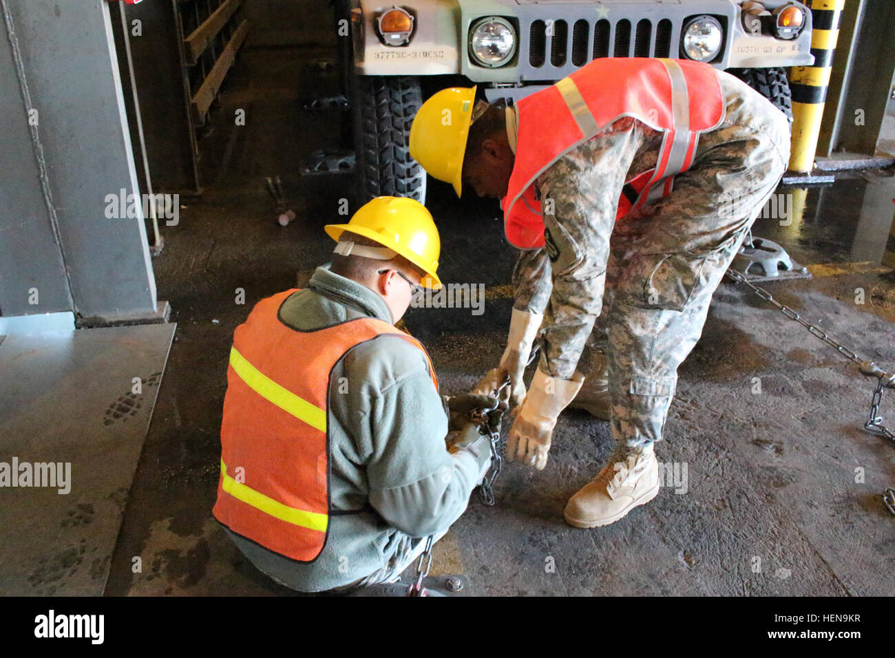 U.S. Army Pvt. 1st Class Steven Sherwood, left, and Private 2nd Class ...
