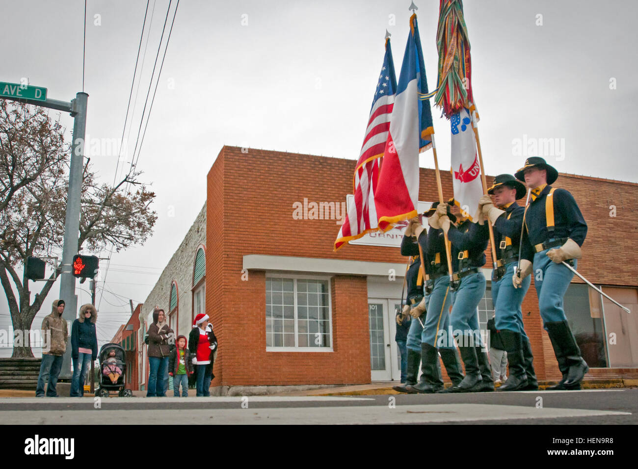 1st cavalry division color guard hi-res stock photography and images ...