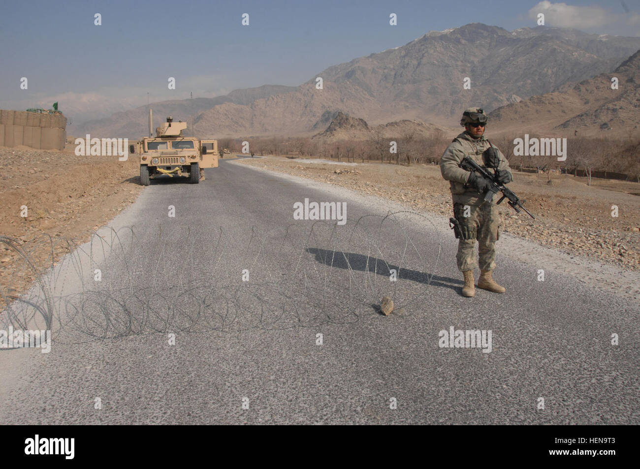 Spc. Daniel Granger from B Company, Division Special Troops Battalion ...