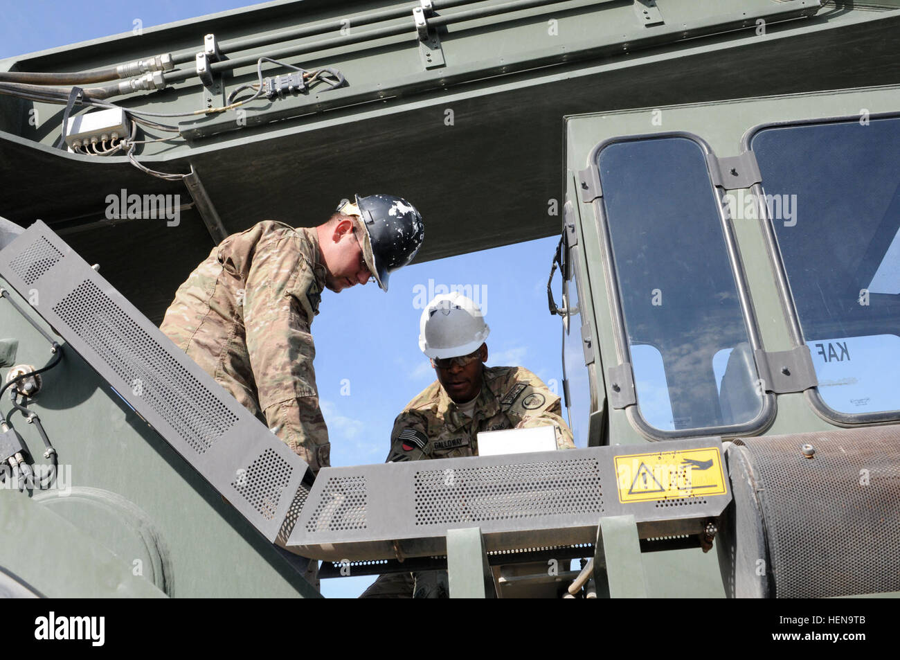 U.S. Army soldiers from the 846th Transportation Company and 349th ...