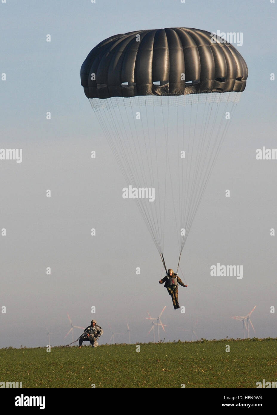 German paratrooper lands on alzey hi-res stock photography and images ...