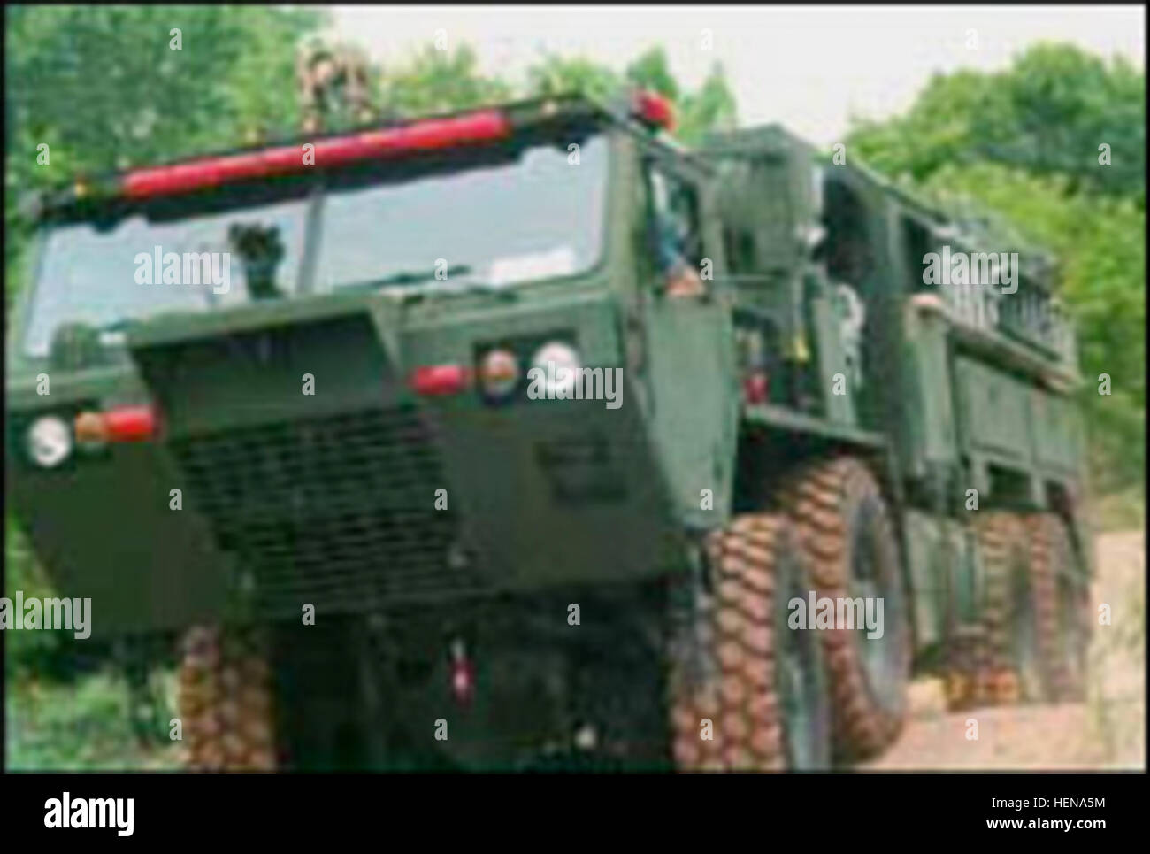 Tactical Fire Fighting Truck der US Army Reserve Stock Photo - Alamy