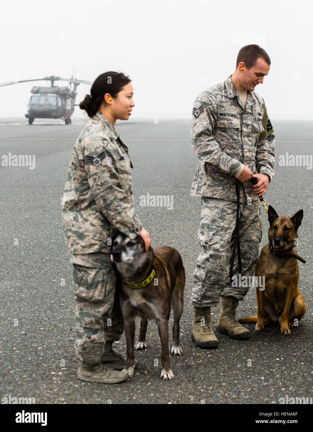 Senior Airman Angela Jones and Tech. Sgt. Andrew Montgomery, both Air ...