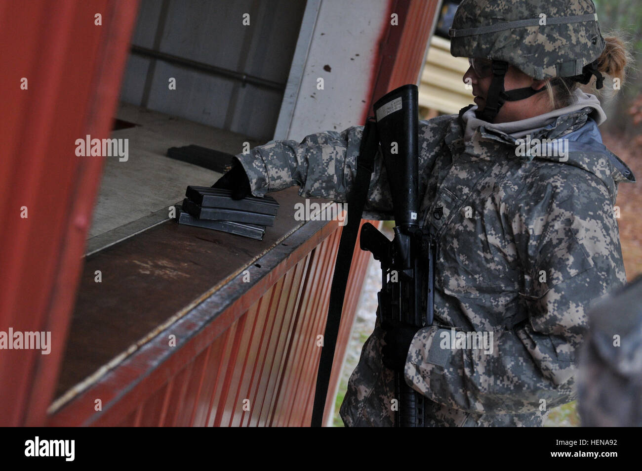 Selected soldiers assigned to the 518th Sustainment Brigade, 143rd ...