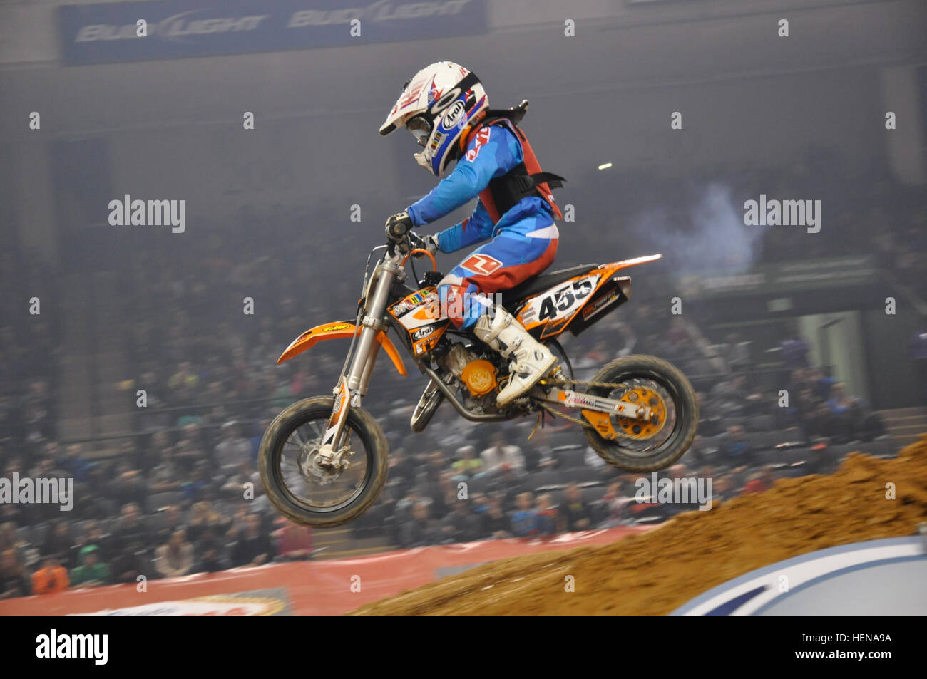 Eight year old Alexander "Xander" Brion, the son of Sgt. Maj. Anthony ...