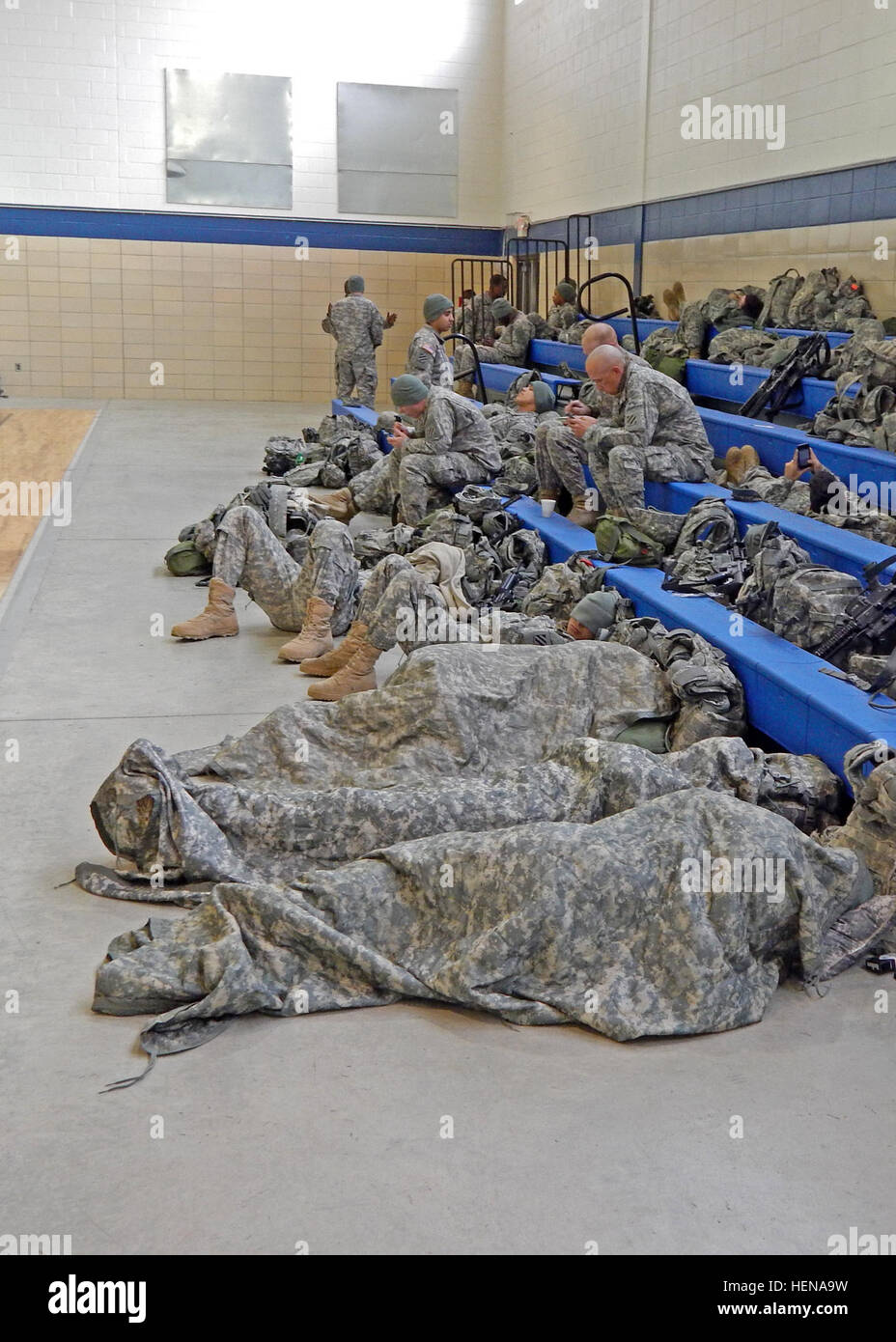 Soldiers with Company A, 1st Battalion, 15th Infantry Regiment, 3rd ...
