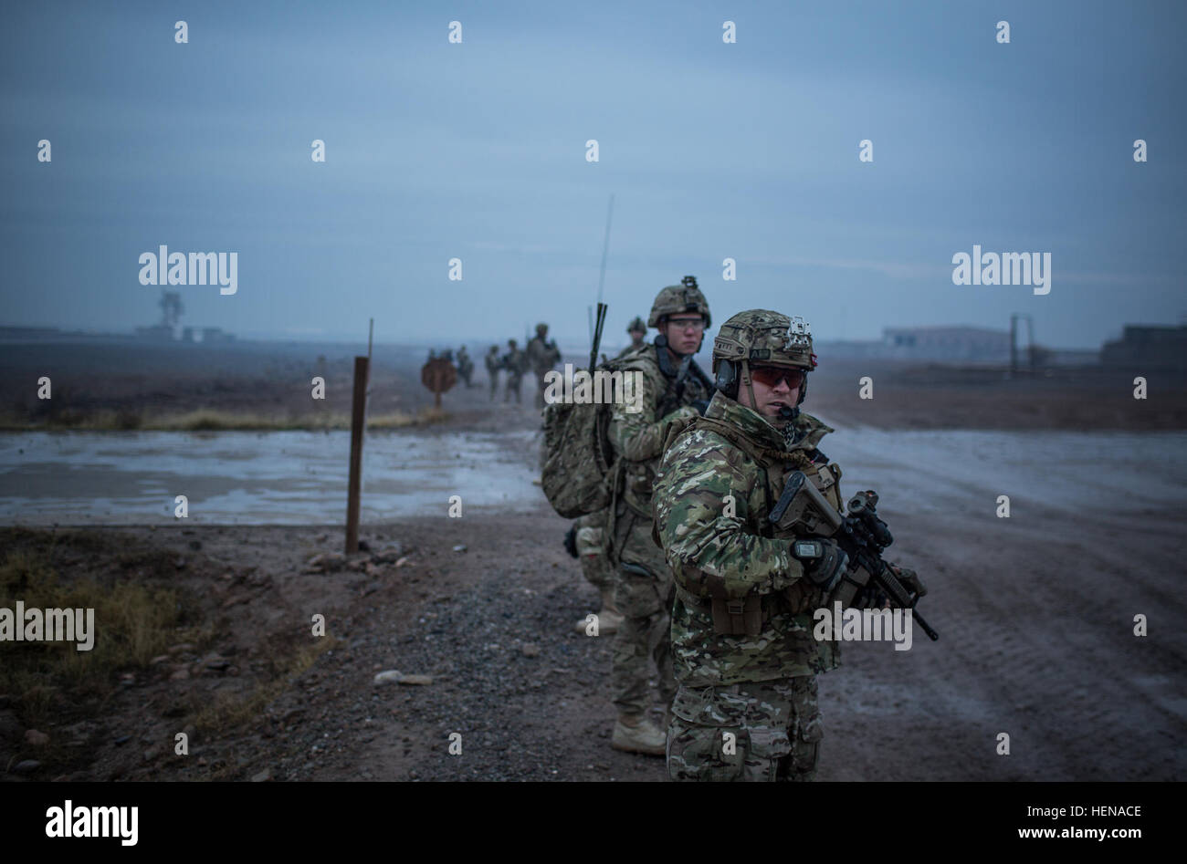 Soldiers from Company C, 1st Squadron, 8th Cavalry Regiment, 2nd ...