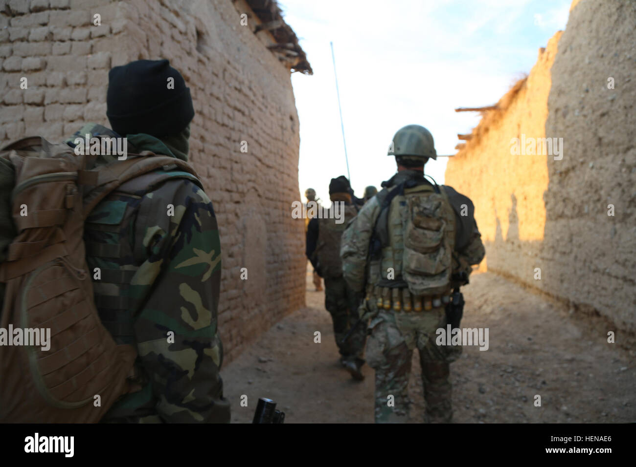 Afghan National Army commandos with the 3rd Tolai, 3rd Special ...