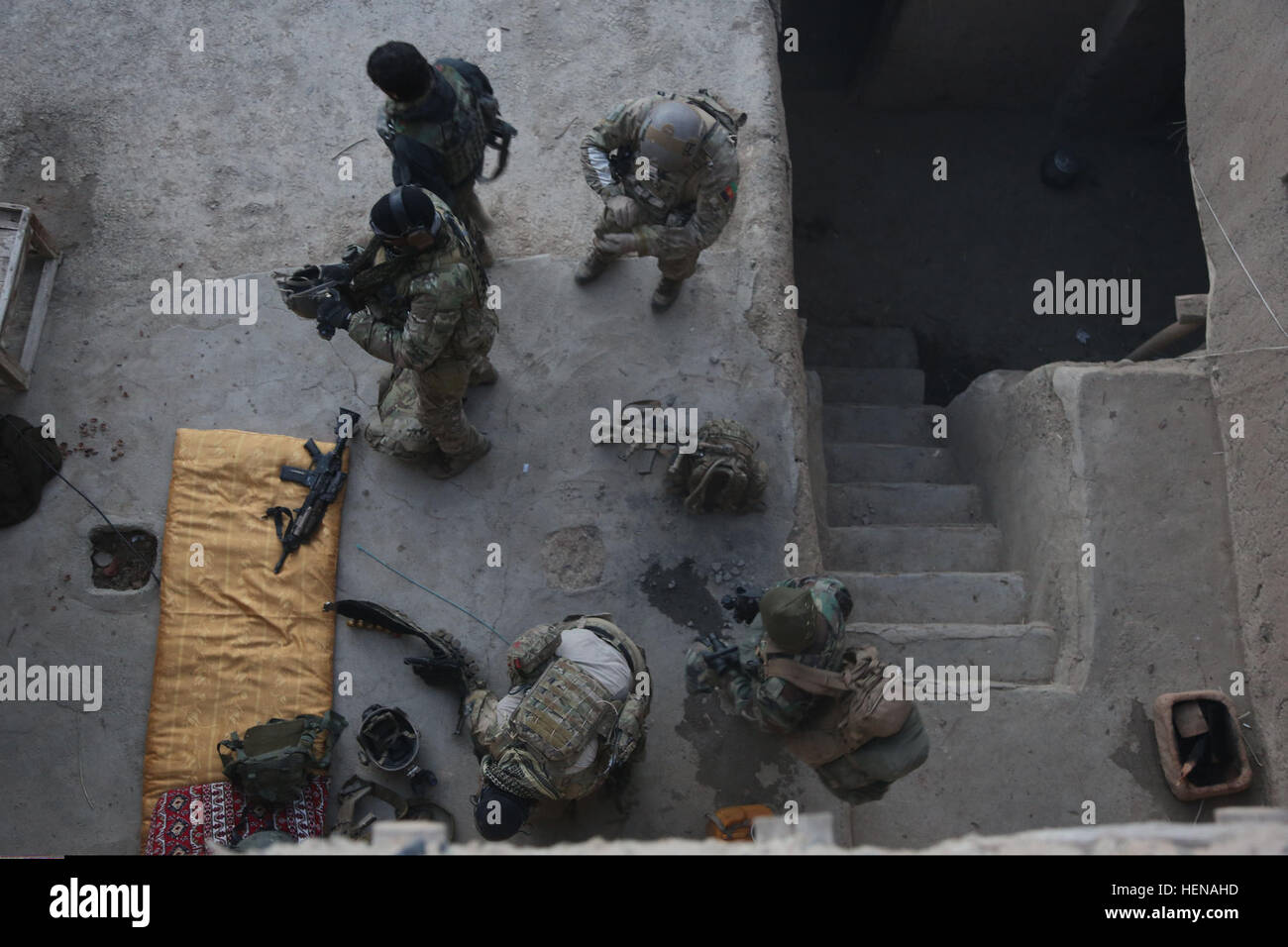 U.S. Special Forces soldiers, assigned to the Combined Joint Special ...