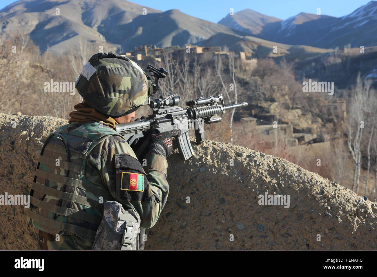 A U.S. Special Forces soldier assigned to the Combined Joint Special ...