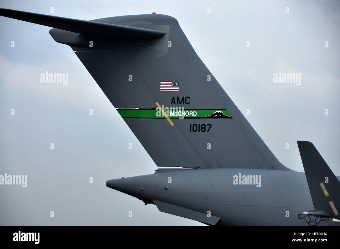 A U.S. Air Force C-17 Globemaster III aircraft assigned to Joint Base ...