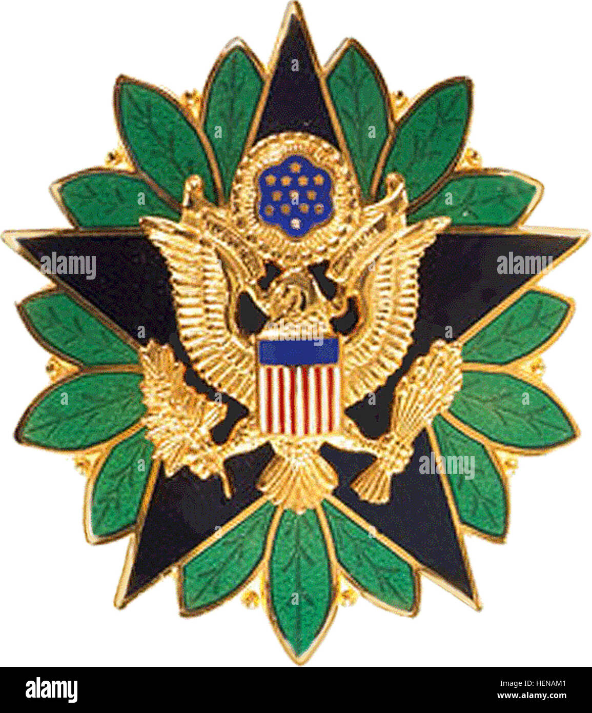 United States Army Staff Identification Badge Stock Photo - Alamy