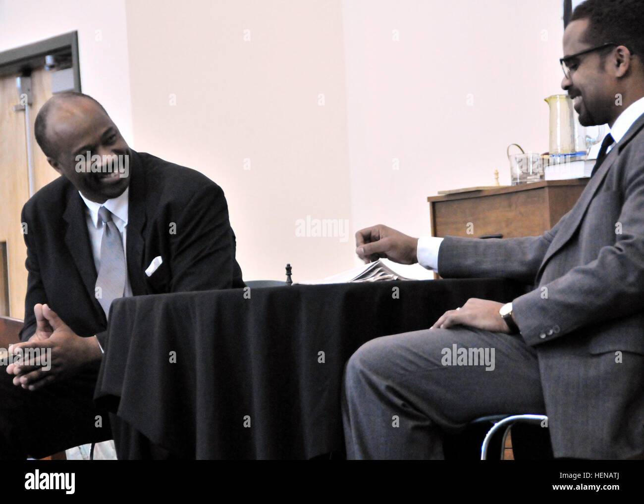 Meeting of martin luther king and malcolm x hi-res stock photography ...