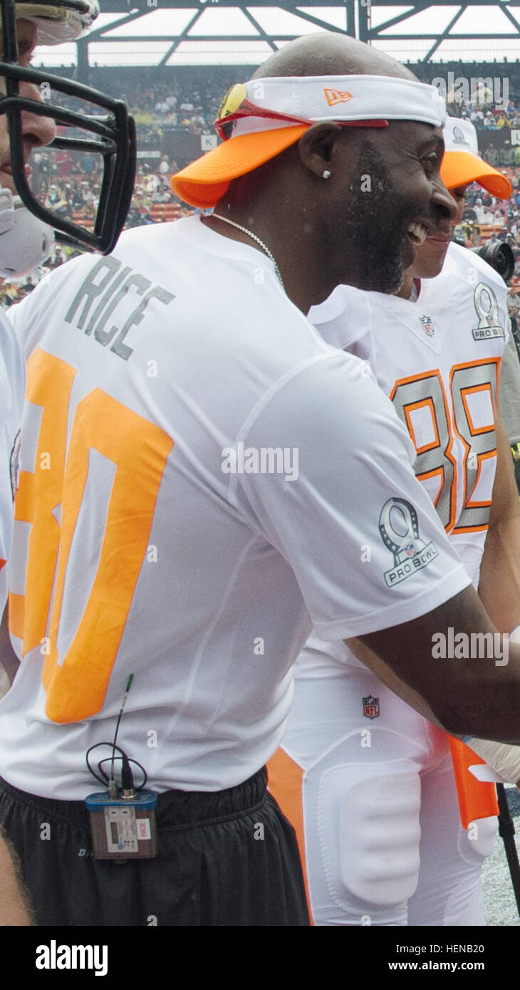 Jerry Rice 2014 Pro Bowl Stock Photo - Alamy