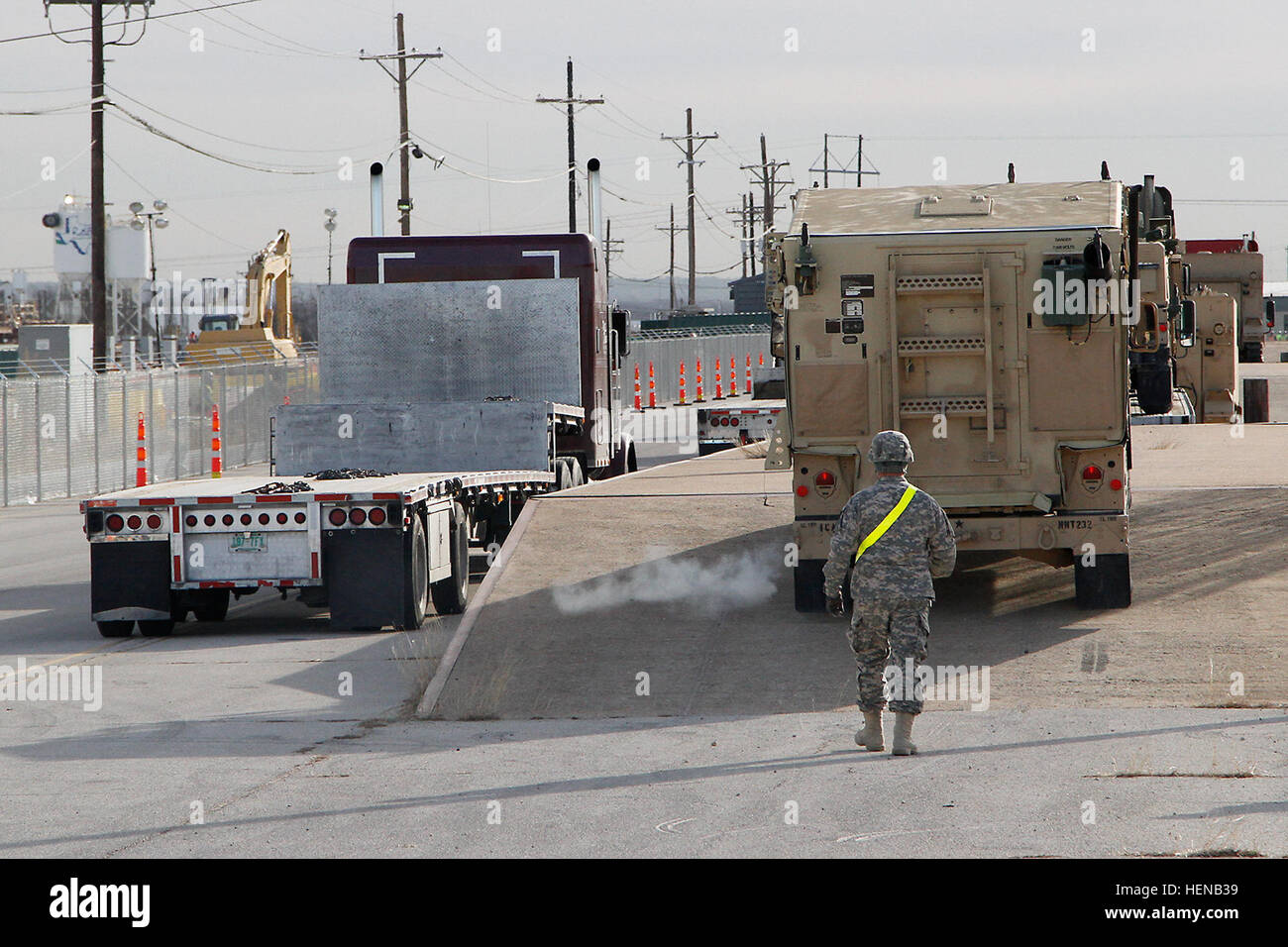 A soldier assigned to the 1st "Ironhorse" Brigade Combat Team, 1st ...