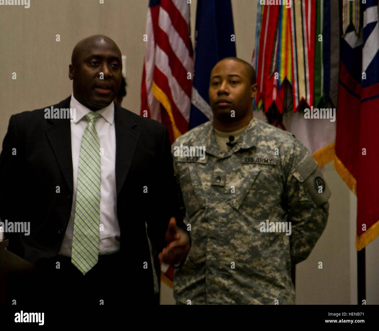 Hodges Anthony, U.S. Army Central, Deputy Chief of Staff, gives closing ...