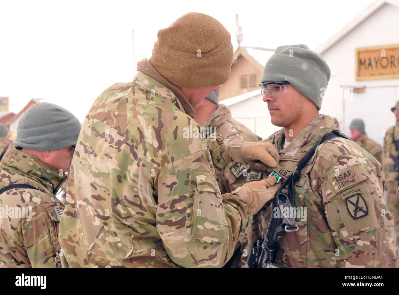 U.S. Army Pfc. Eric Sanchez, Charlie Company, 2nd Battalion, 87th ...