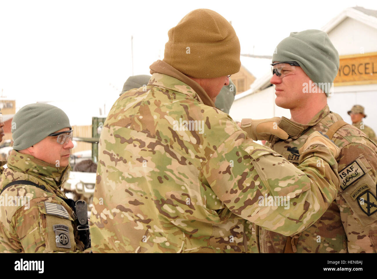 U.S. Army Sgt. Brett Bonine, Charlie Company, 2nd Battalion, 87th ...