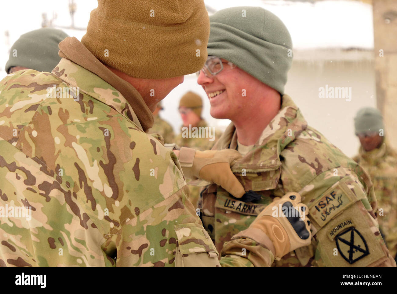 Combat infantry badge ceremony hi-res stock photography and images - Alamy