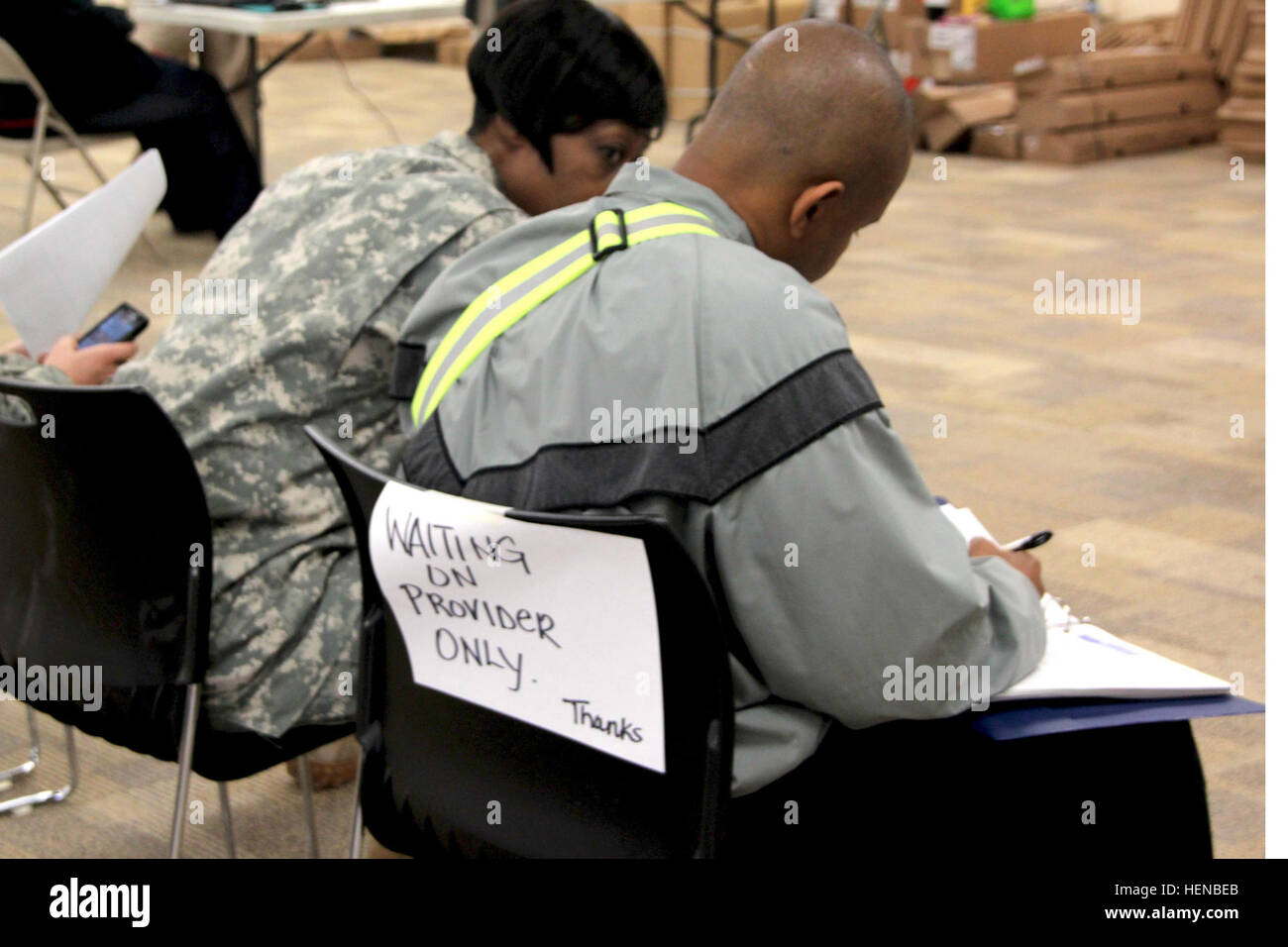 Soldiers from Headquarters, Headquarters company, U.S. Army Civil ...