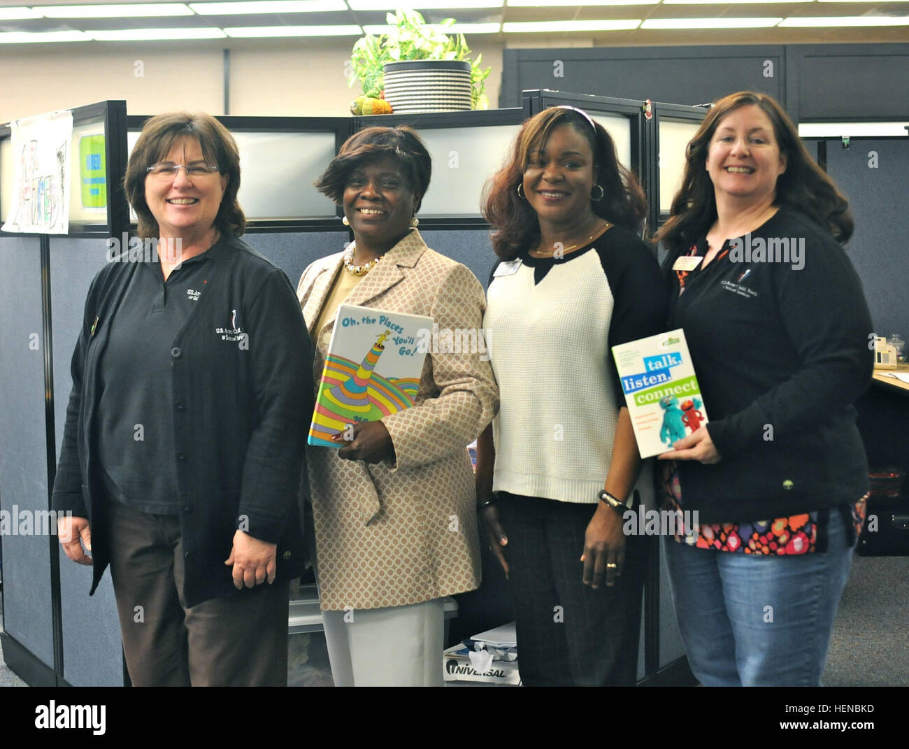 Members of the Children, Youth and Schools Services staff pose for a ...
