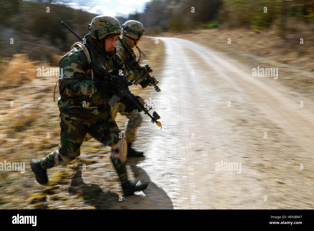 Georgian soldiers of Scouts Platoon, Delta Company, Special Mountain ...