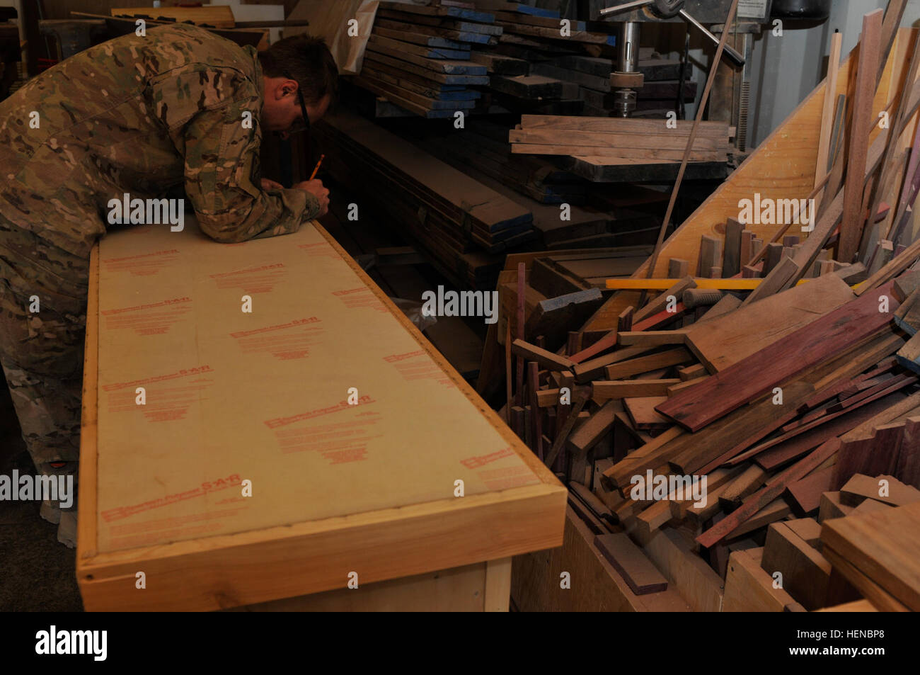 Soldiers craft works of art in the 489th Engineer Battalions’ woodshop ...