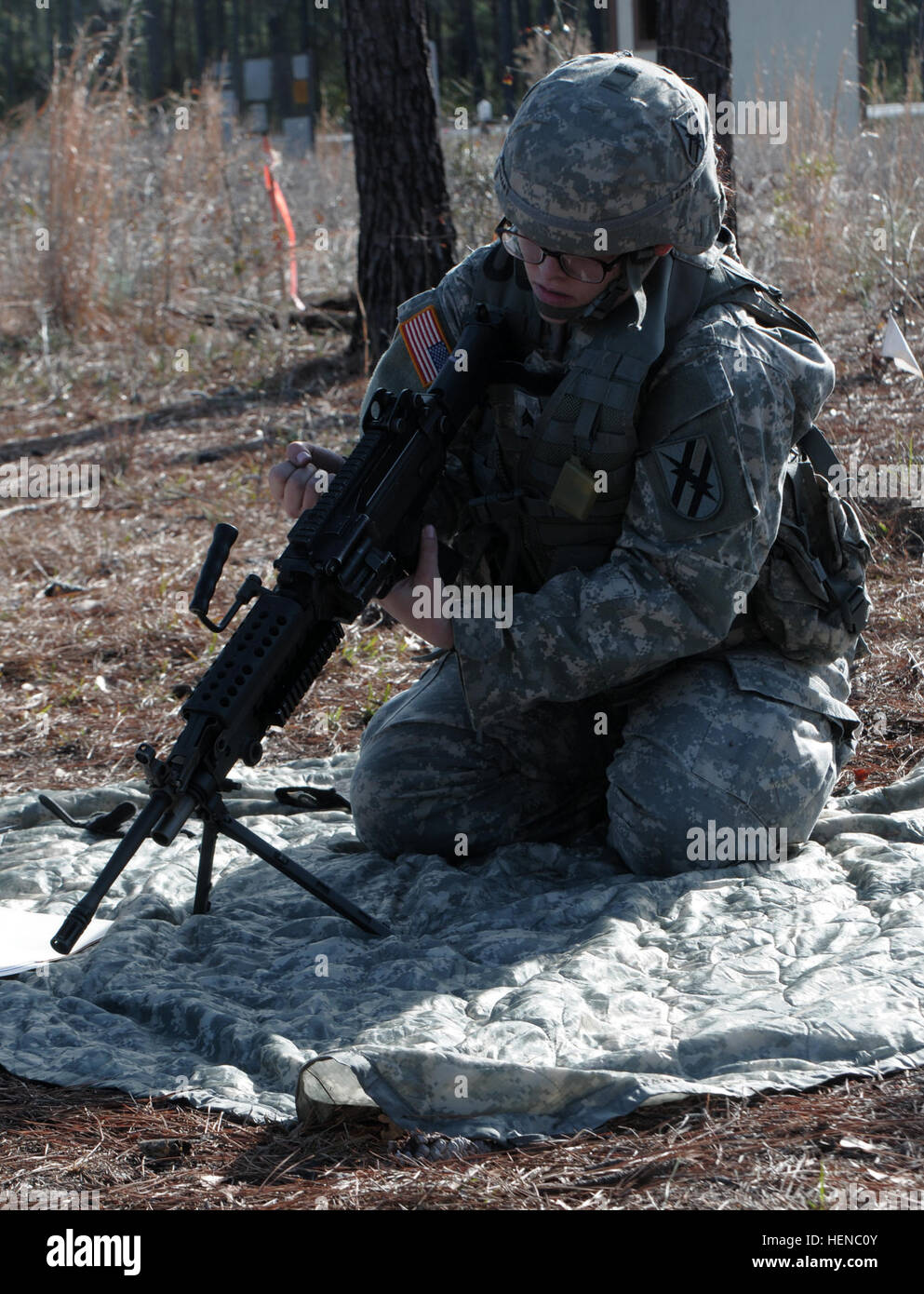 Sgt. Karlie Sowder, a motor transport operator with 1st Battalion 108th ...