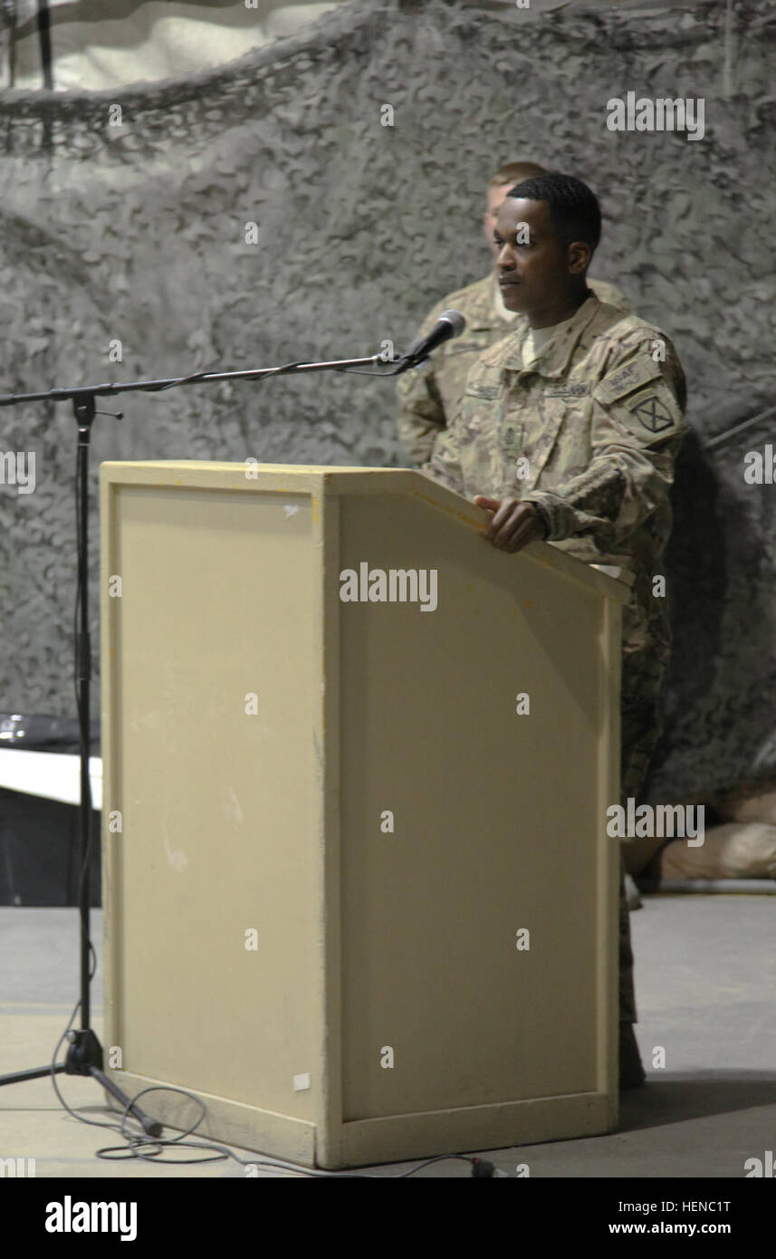 Sgt. Maj. Michael Bostic, of Bennettsville, S.C., who serves as the ...