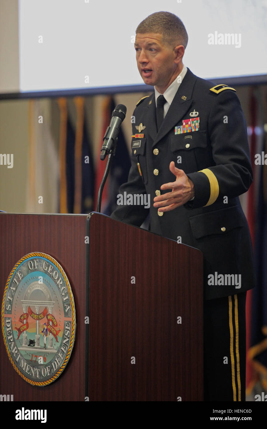 U.S. Army Brig. Gen. Joe Jarrard, commanding general of Georgia Army ...
