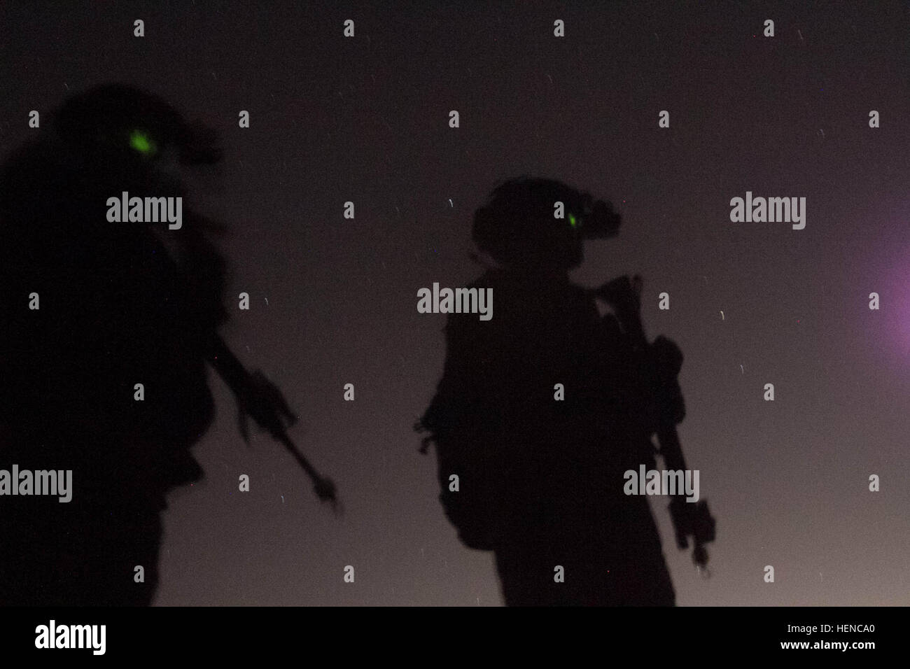 U.S. Army Rangers from Headquarters and Headquarters Company, 3rd ...