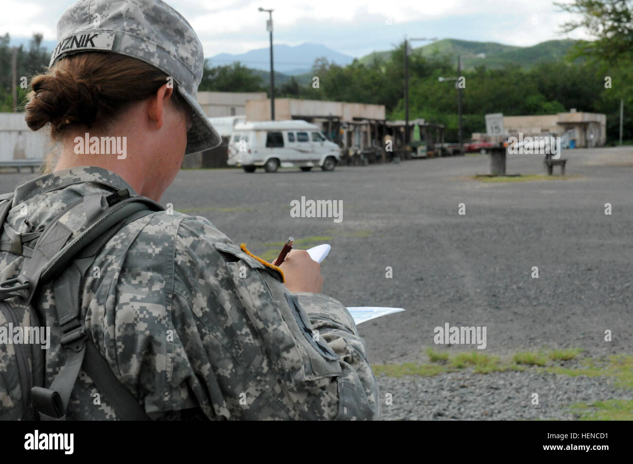 U.S. Army Sgt. Kelly Tyznik, Company Alpha, 29th Brigade Support ...