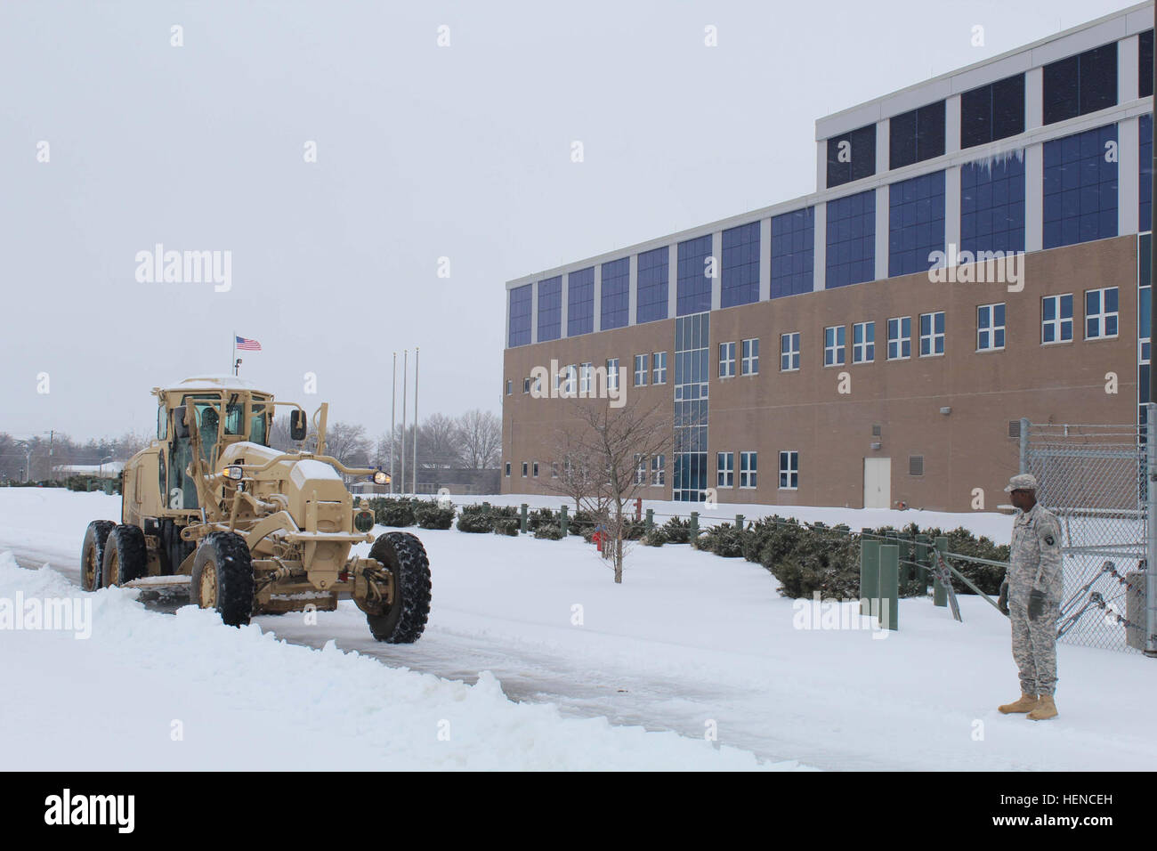U.S. Army engineers from the 887th Engineer Support Company cleared ...