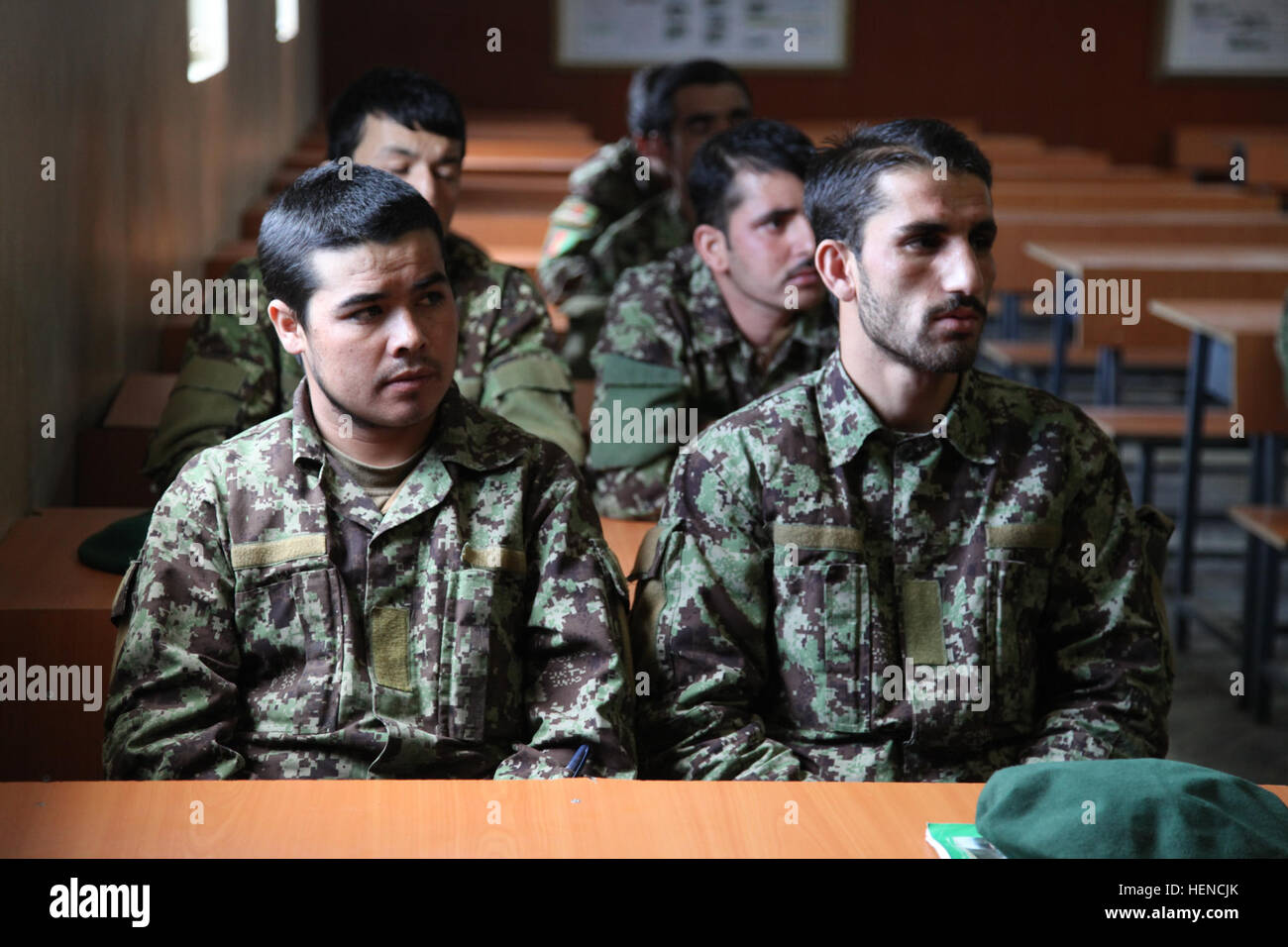Afghan National Army soldiers with the 203rd Corps prepare to graduate ...