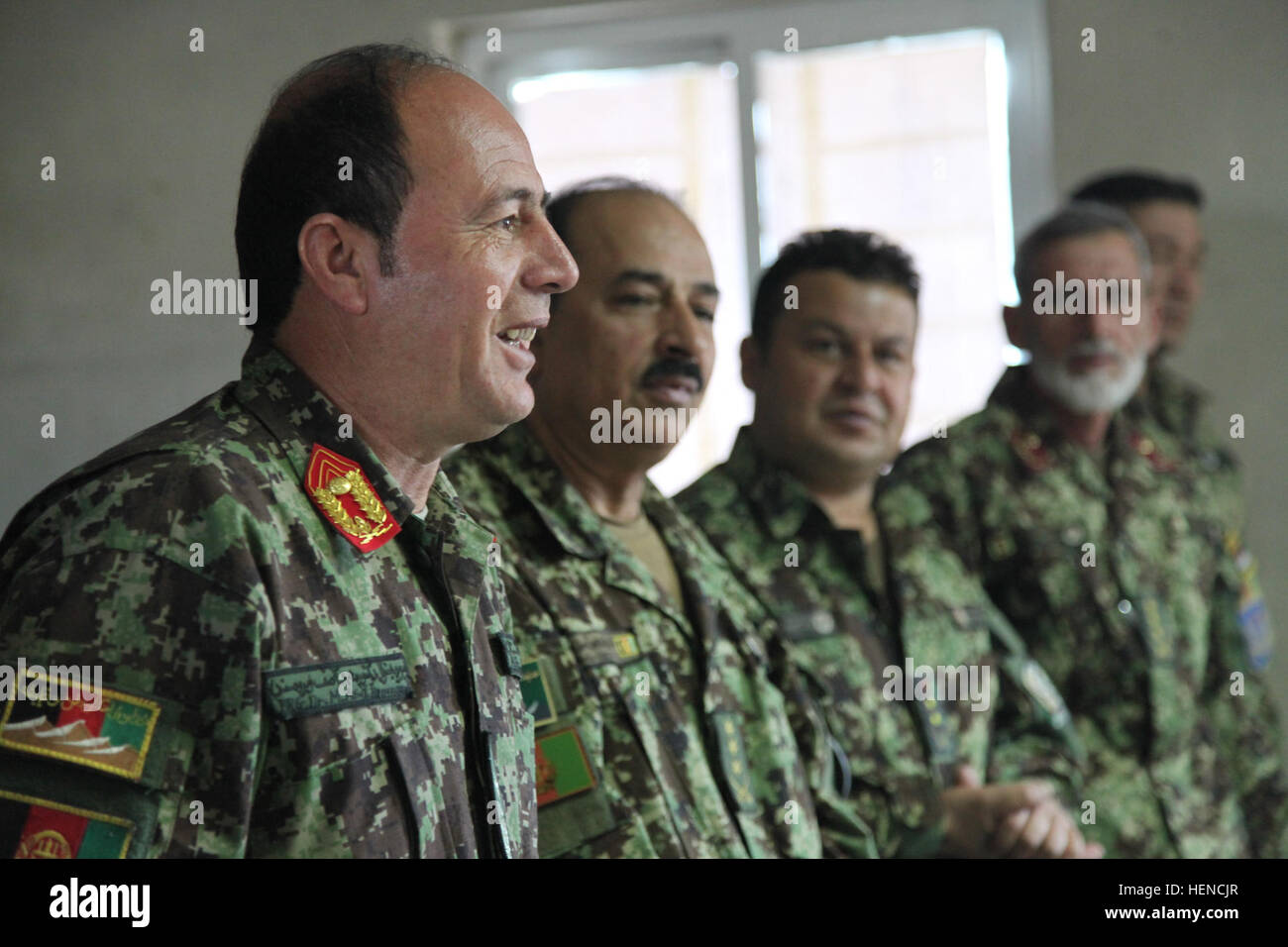 Afghan National Army Brig. Gen. Bromand, a doctor and medical corps ...