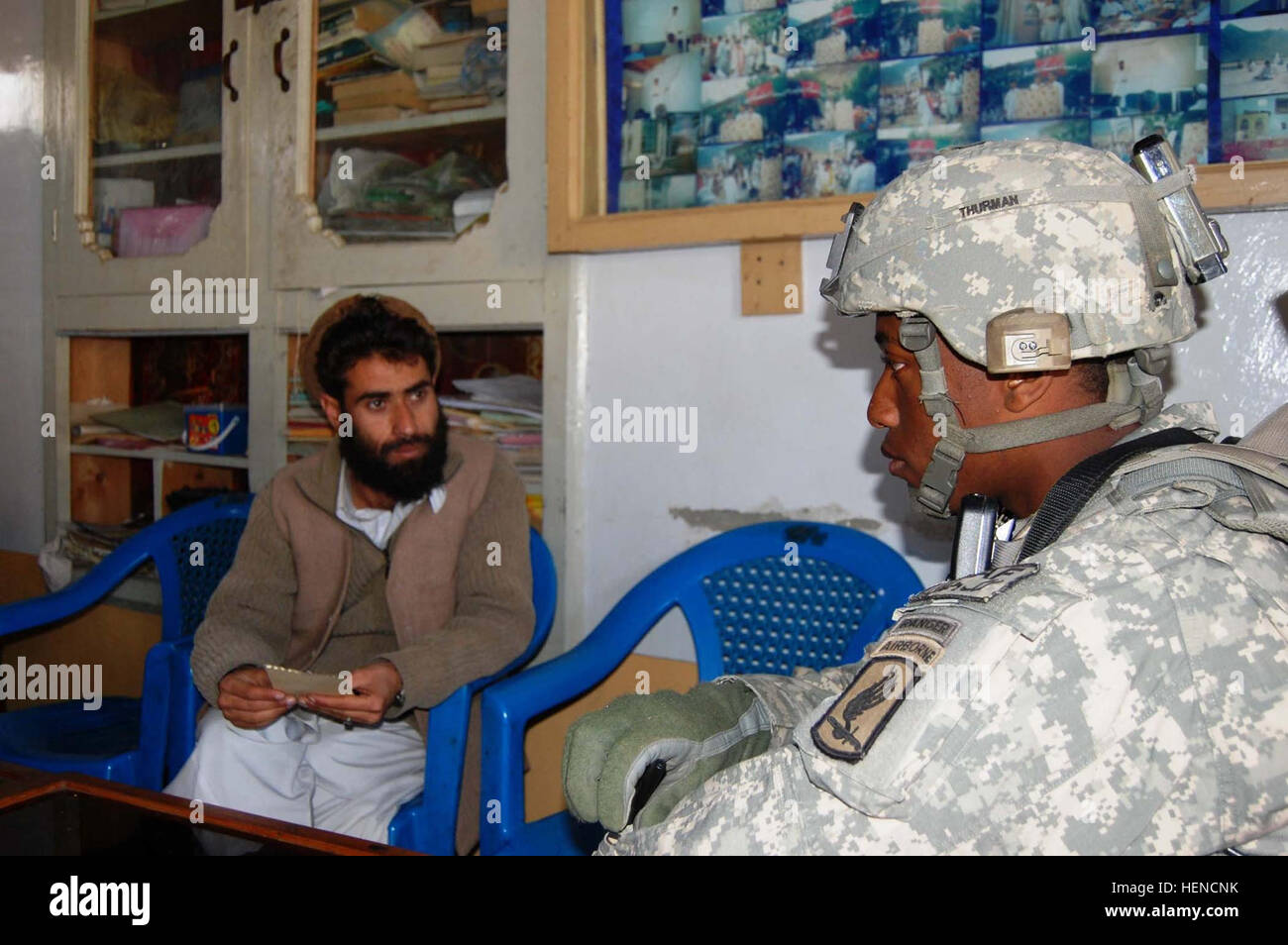 Army 1st Lt. Aaron A. Thurman, 30, of Seattle, platoon leader of 1st ...