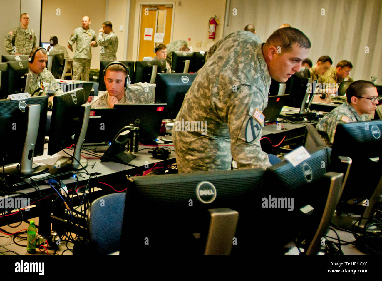 U.S. Army Staff Sgt. Christopher Spears (standing), who hails from ...