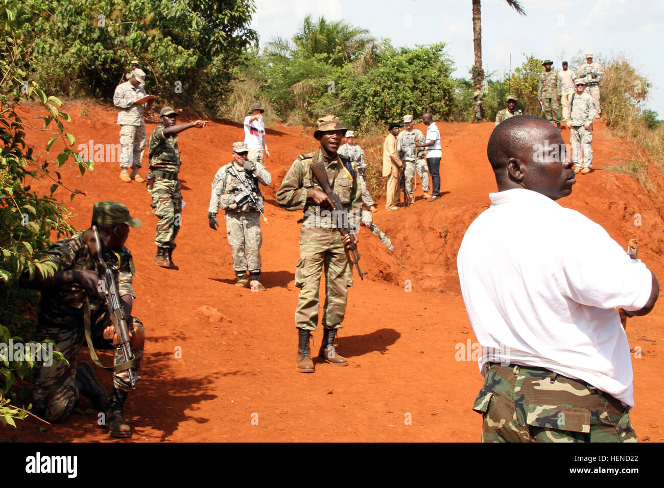 During Central Accord 14 in Koutaba, Cameroon, a Cameroon Defense Force ...
