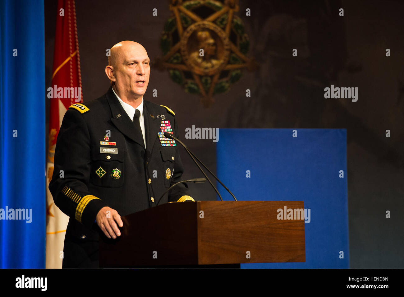 Chief of Staff of the U.S. Army Gen. Raymond T. Odierno speaks during ...