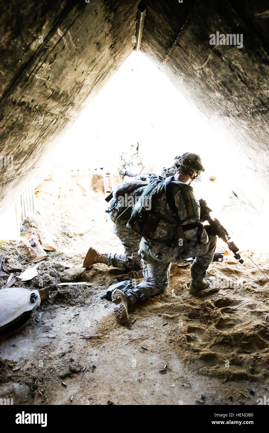 U.S. Soldiers of Able Company, 2nd Battalion (Airborne), 503rd Infantry ...