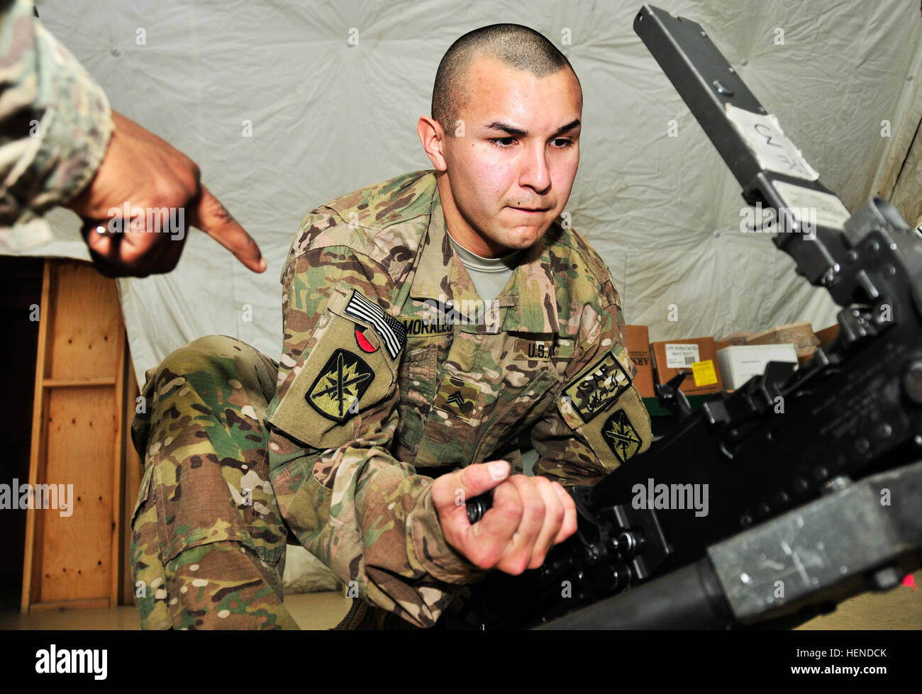 Sgt. Steve Morales, a Ventura, Calf. native, ammunition specialist ...