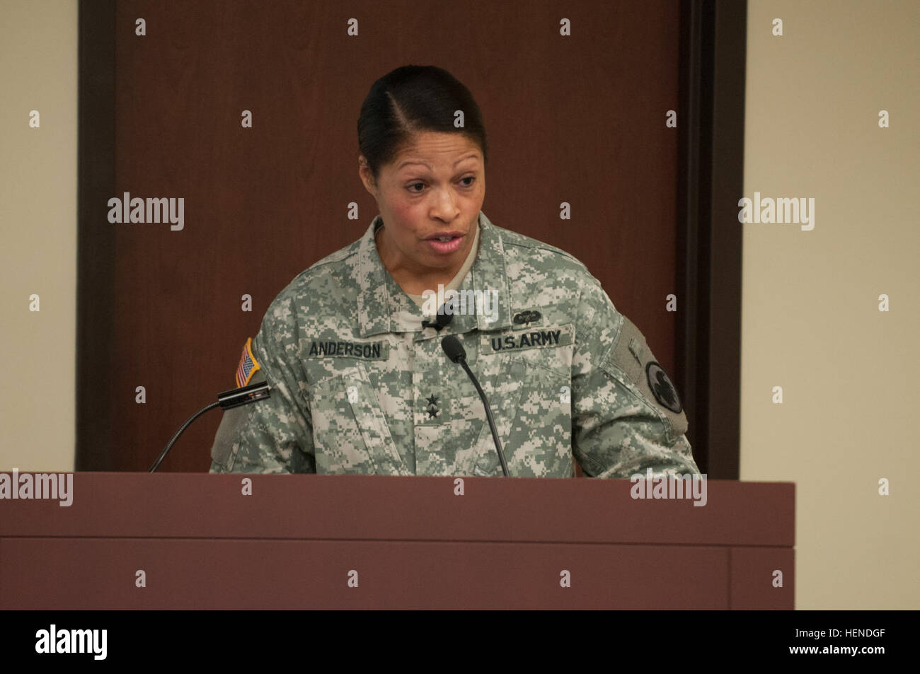 Maj. Gen. Marcia M. Anderson, the Deputy Chief, U.S. Army Reserve, was ...