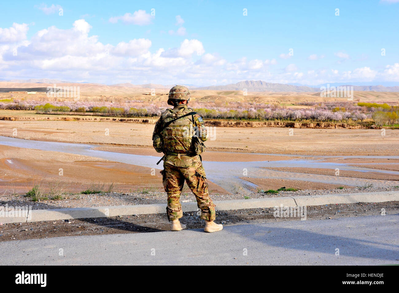 U.S. Army Spc. Danielle Myers, with the 1438th Multi-Role Bridge ...