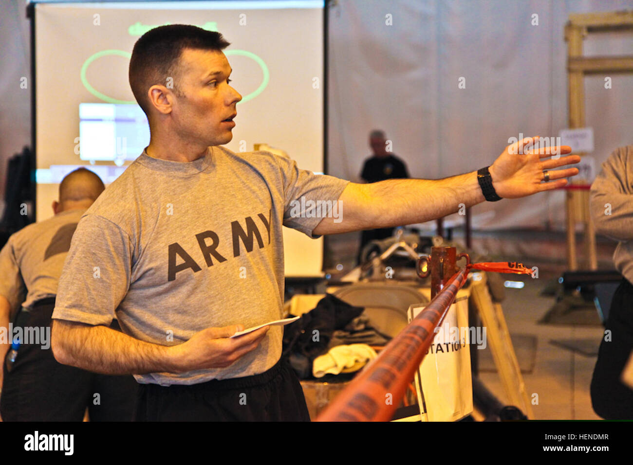 U.S. Army Maj. Nathan Friedline, a brigade surgeon with the 3rd Brigade ...