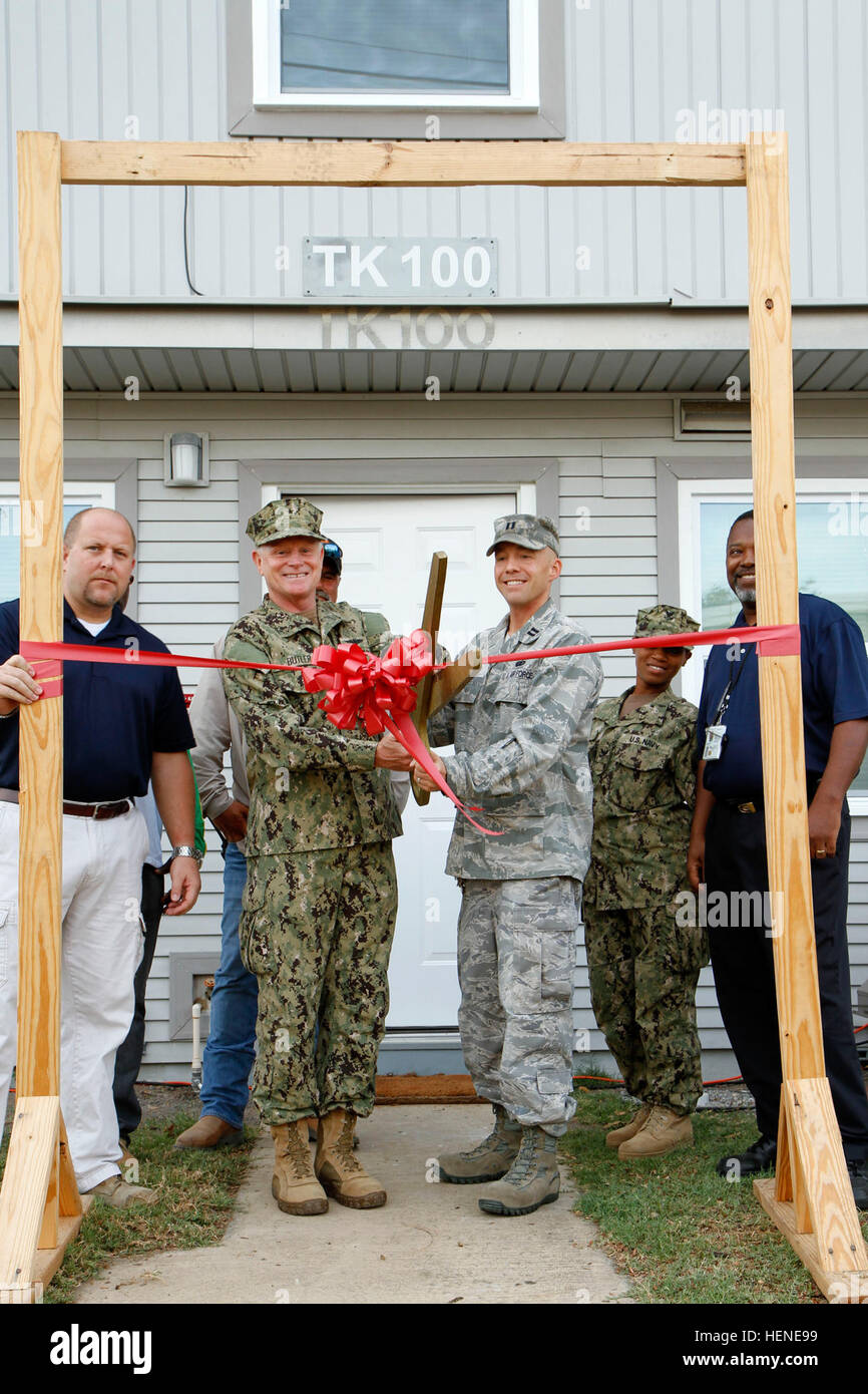 Rear Adm. Richard Butler, commander Joint Task Force, and Matthew Dunn ...