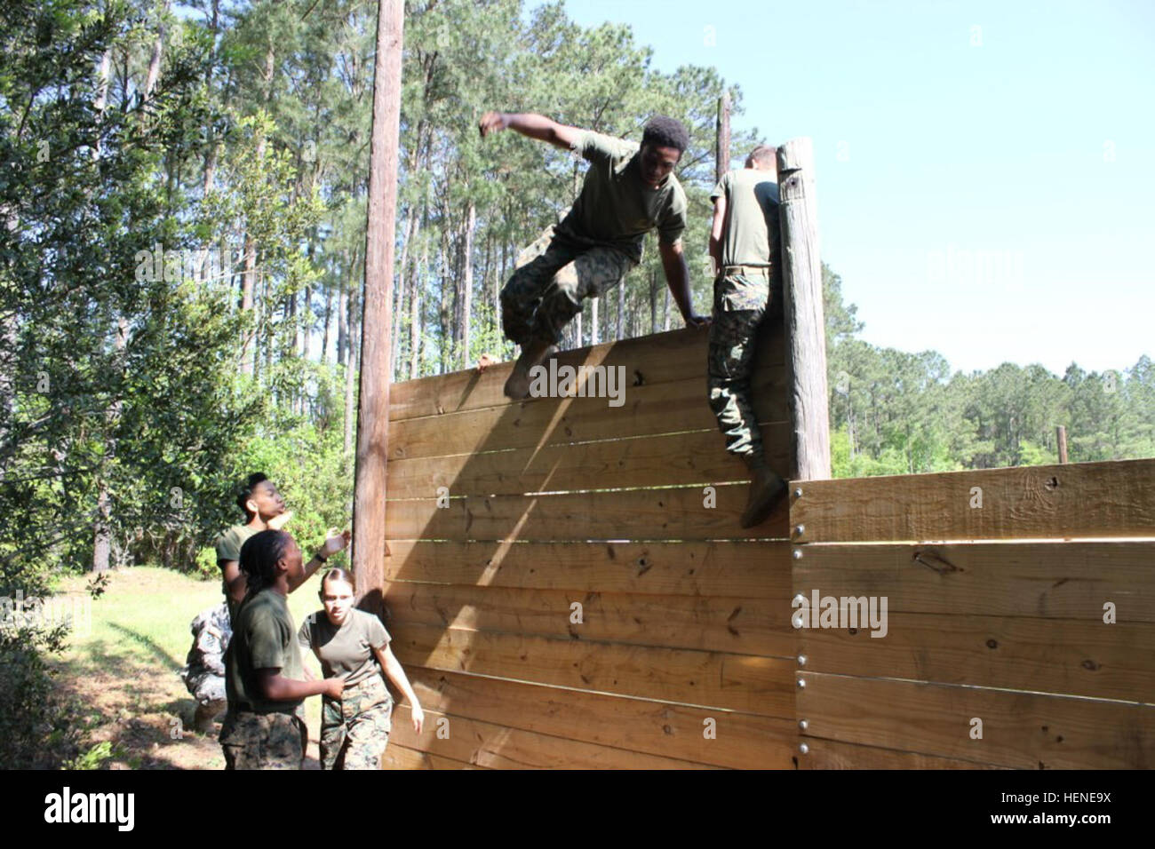 Cadets from Battery Creek High School's Marine Junior Reserves Officer ...